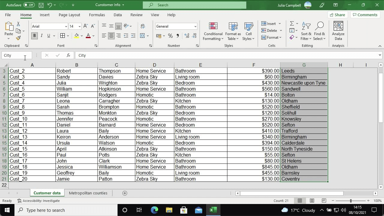 Excel 365 Folosirea Referințelor De Celule Docentix