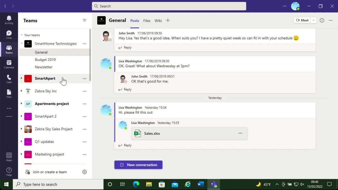 Microsoft Teams - Logare și configurare - Docentix