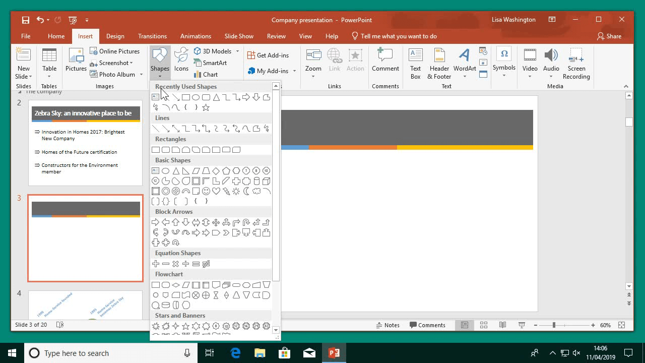 PowerPoint 2019 - Crearea de grafice și diagrame - Docentix