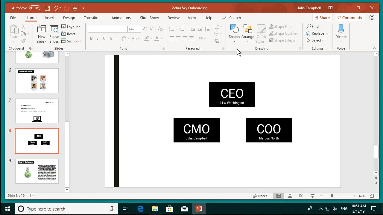 PowerPoint 365 - Organizarea elementelor din prezentare - Docentix